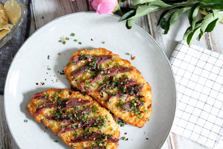 Cheesy Anchovy Toast - Confessions of a Chocoholic