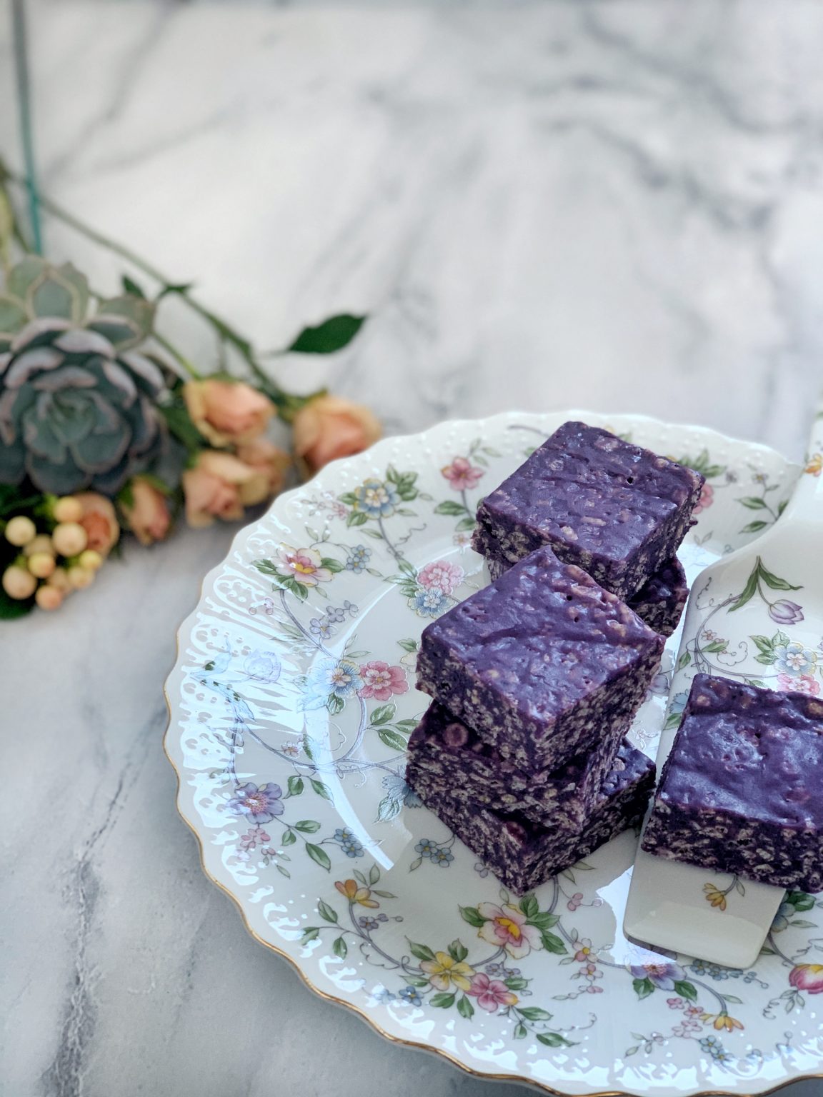 Ube Rice Crispies - Confessions of a Chocoholic